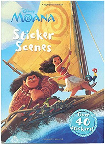 Disney Moana STICKER SCENES over 40 stickers!
